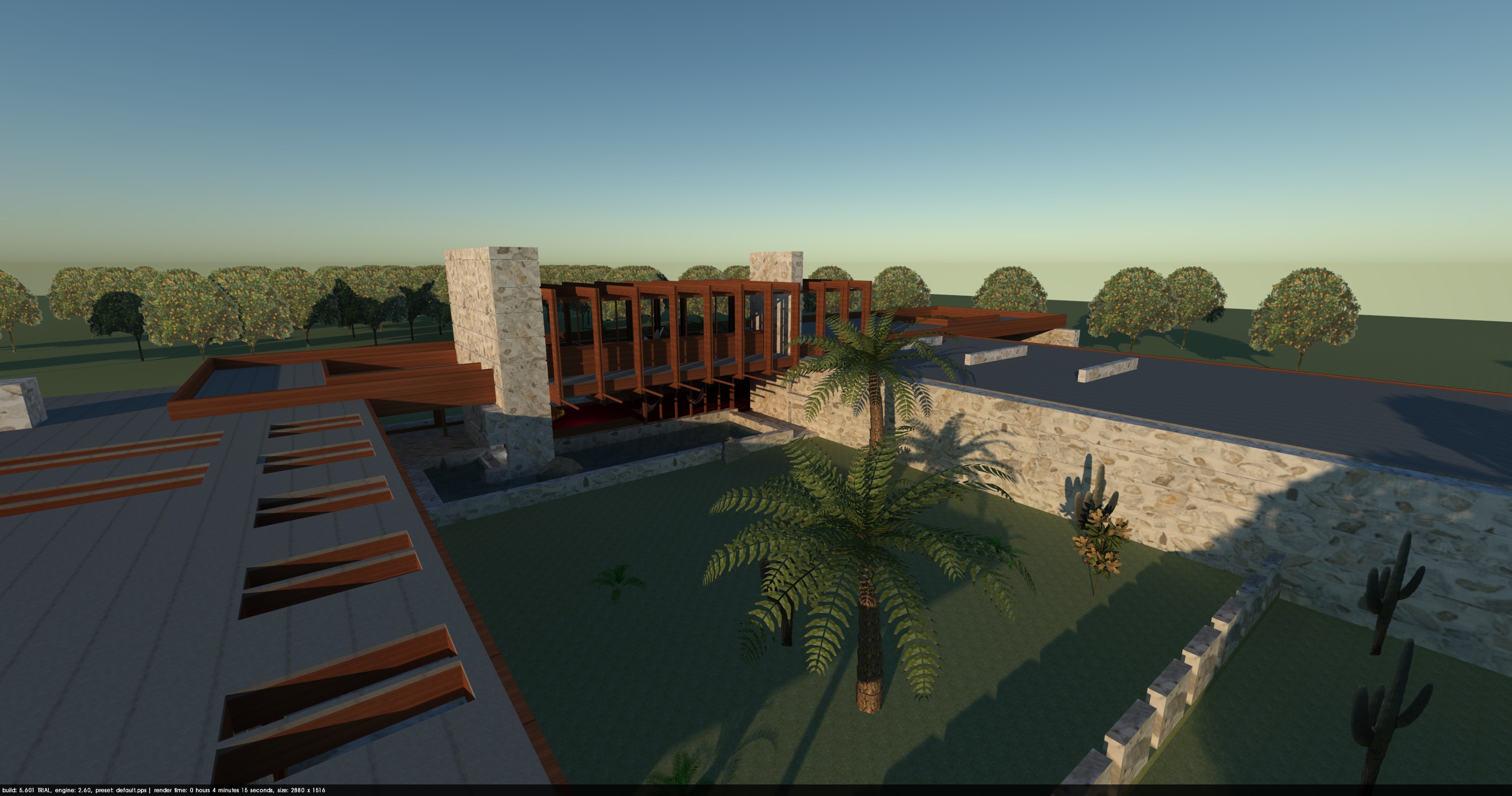 In Color and 3D: A Lost Architectural Masterpiece by Paul Schweikher ...