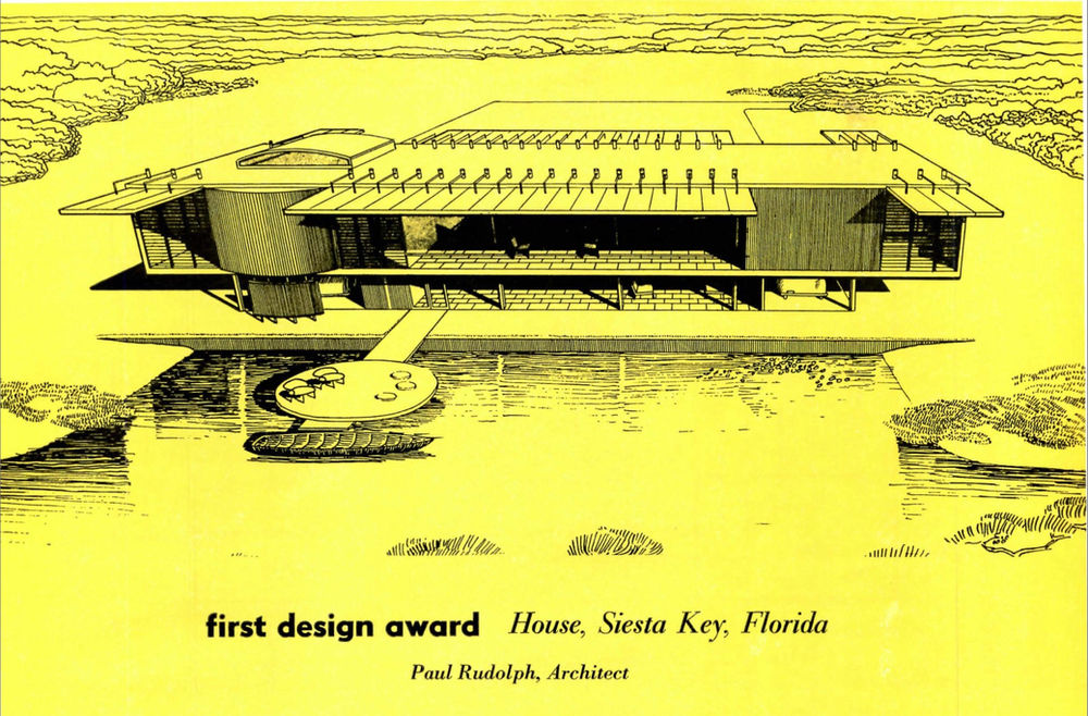 Paul Rudolph's Unbuilt Sarasota Masterpiece recreated in 3D
