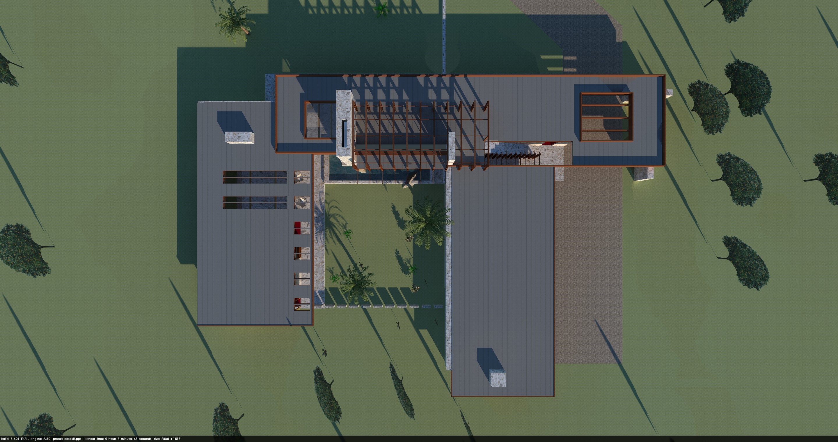 In Color and 3D: A Lost Architectural Masterpiece by Paul Schweikher ...