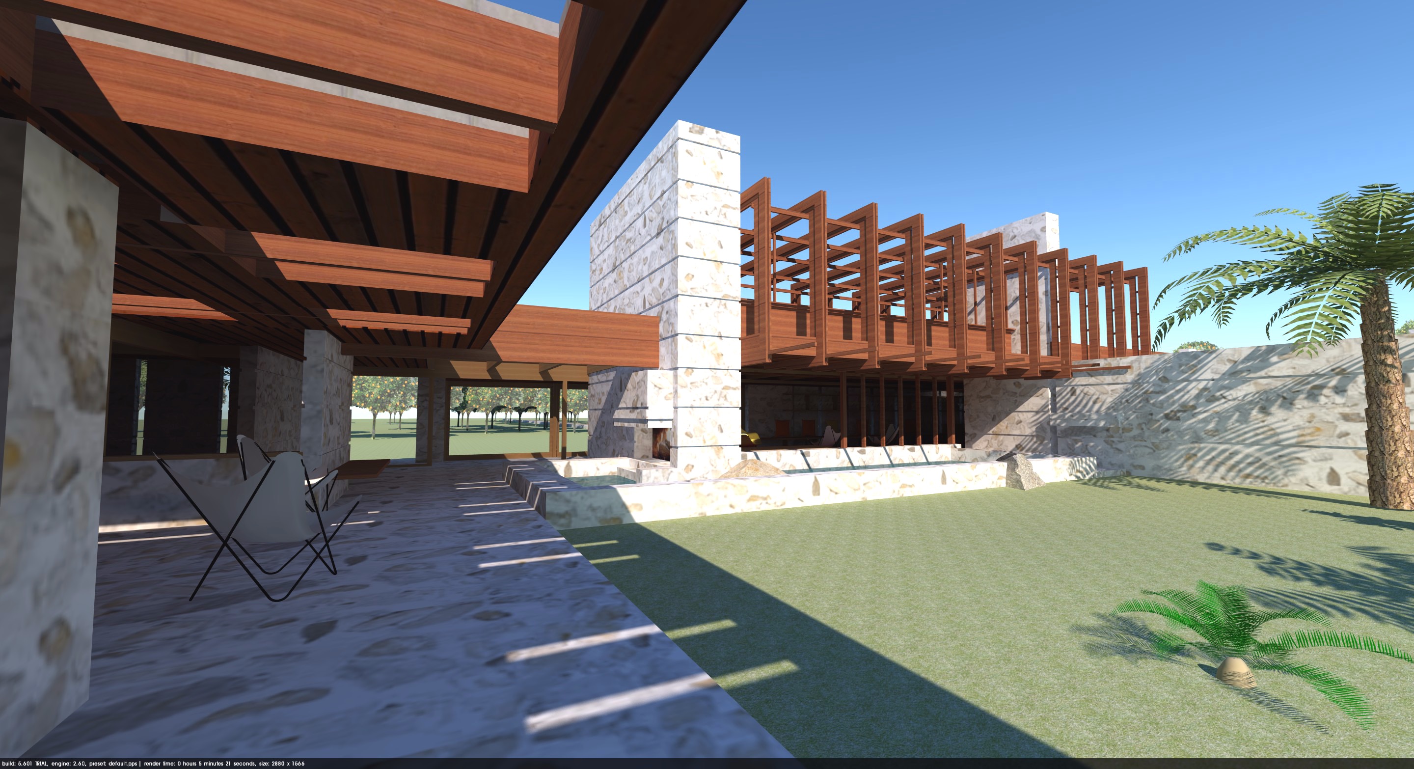 In Color and 3D: A Lost Architectural Masterpiece by Paul Schweikher ...