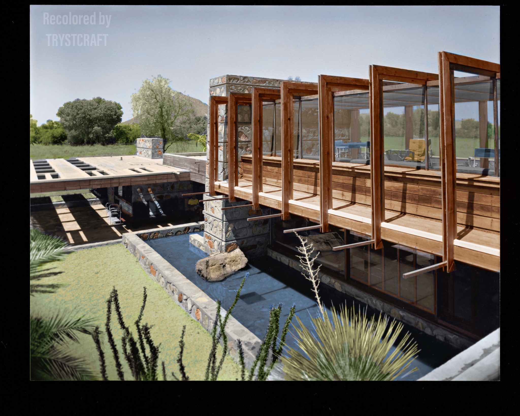 In Color and 3D: A Lost Architectural Masterpiece by Paul Schweikher ...