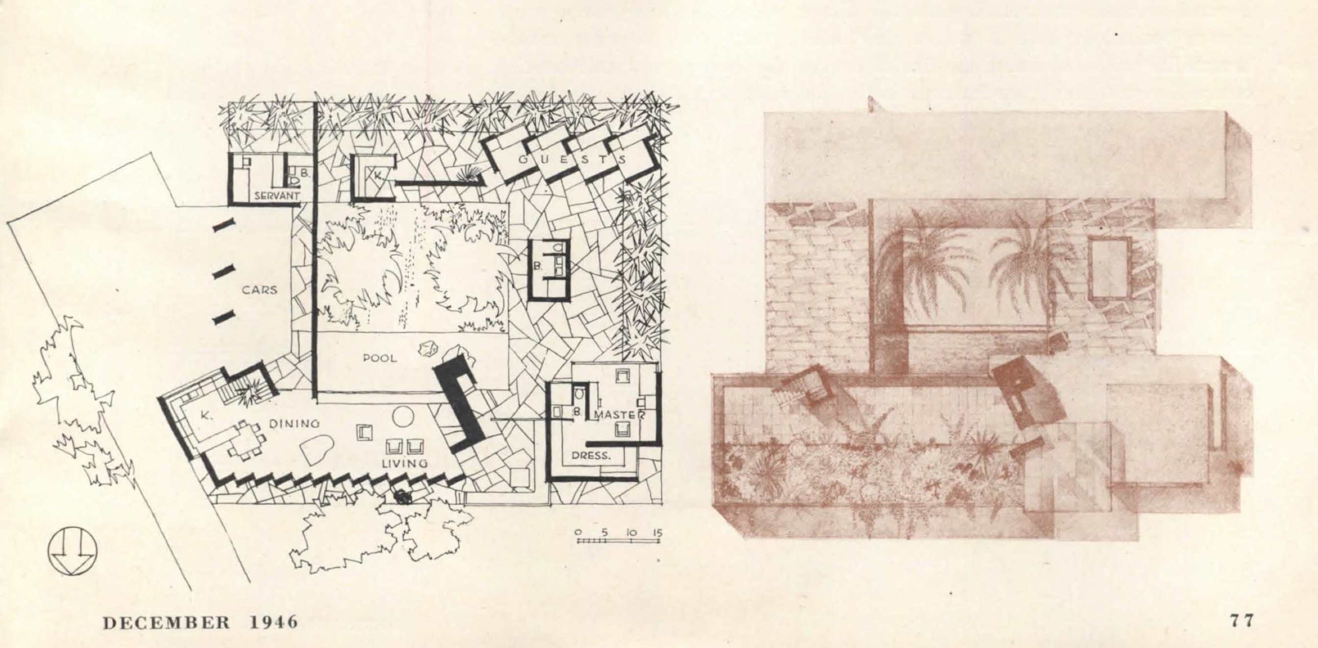 In Color and 3D: A Lost Architectural Masterpiece by Paul Schweikher ...