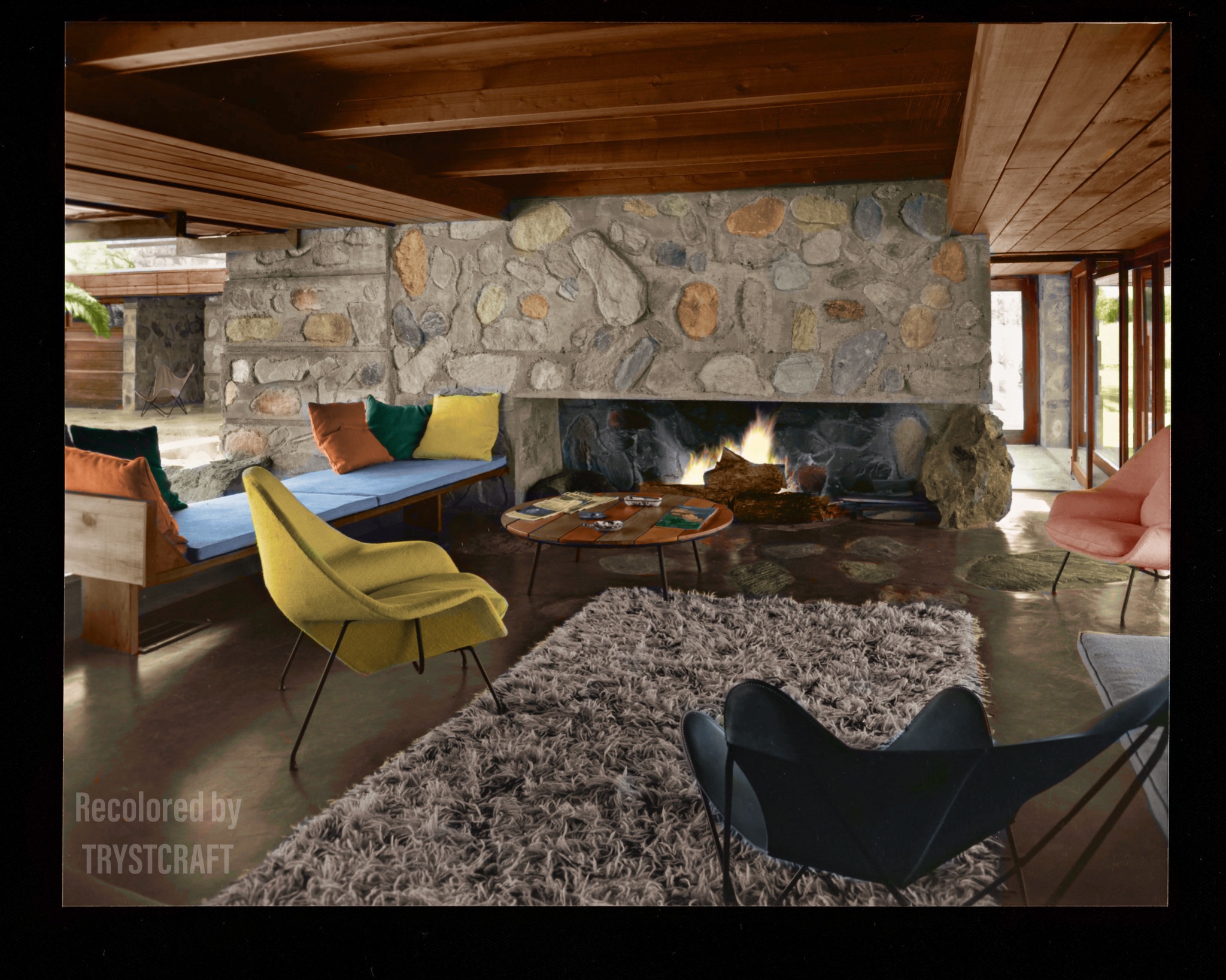 In Color and 3D: A Lost Architectural Masterpiece by Paul Schweikher ...