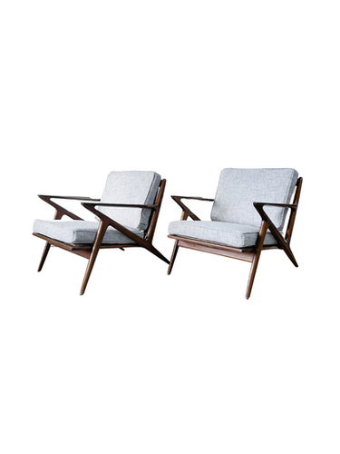 Pair of early Selig Z Chairs | trystcraft