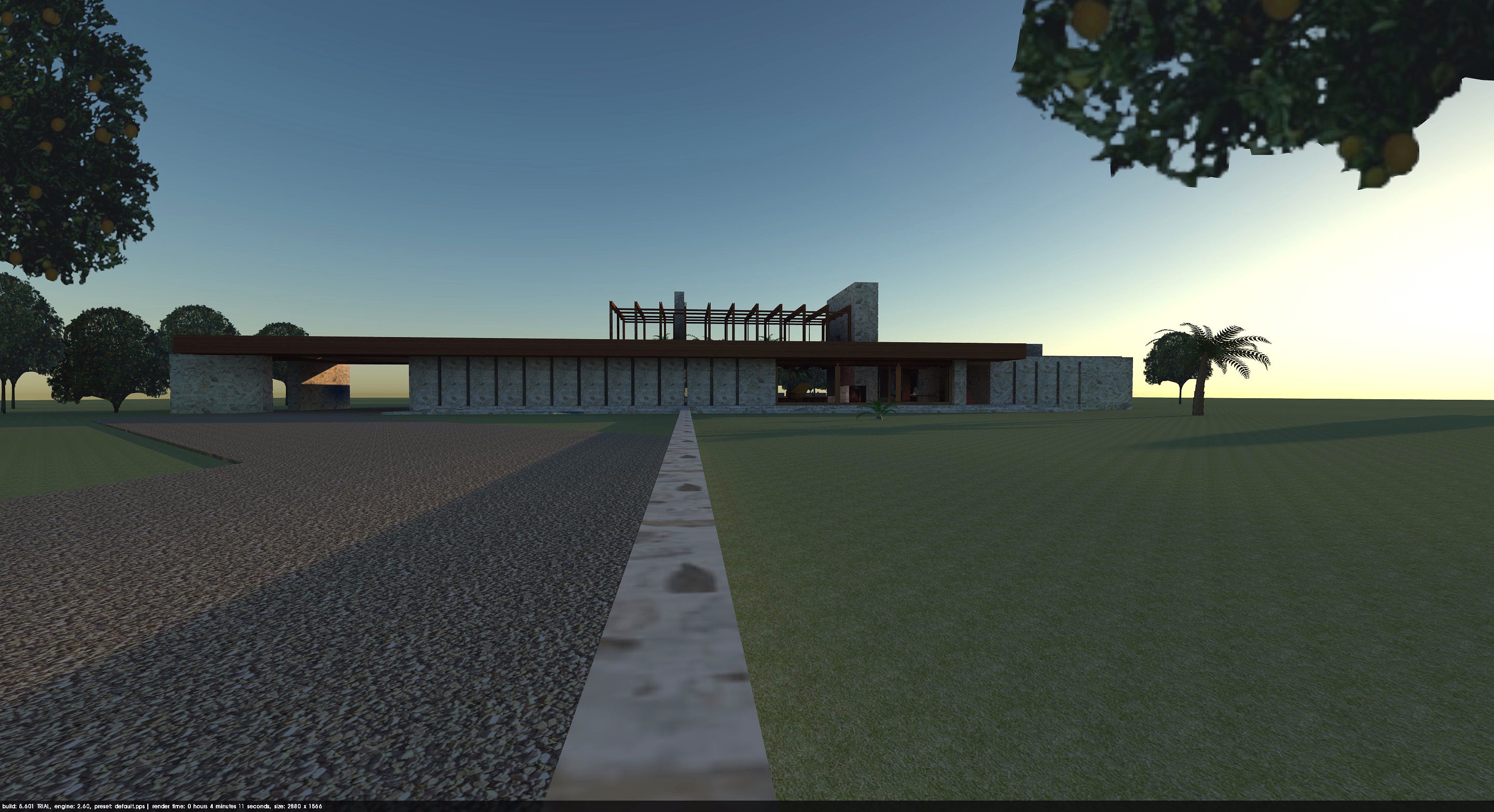 In Color and 3D: A Lost Architectural Masterpiece by Paul Schweikher ...