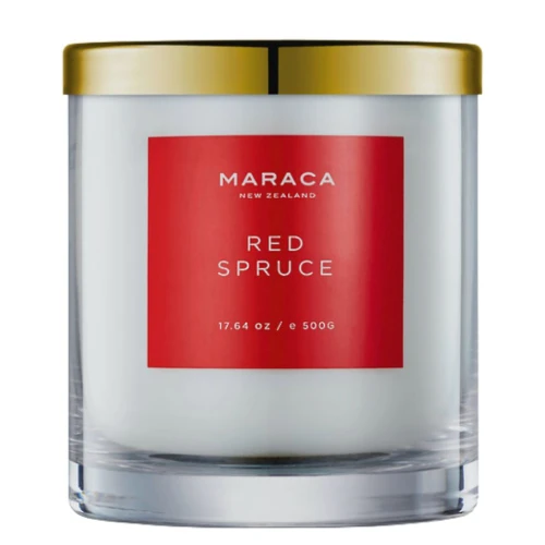 MARACA RED SPRUCE SCENTED CANDLE | Embreis Beauty