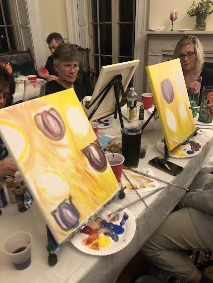 Recap: Tulips Paint Night with Artytime!