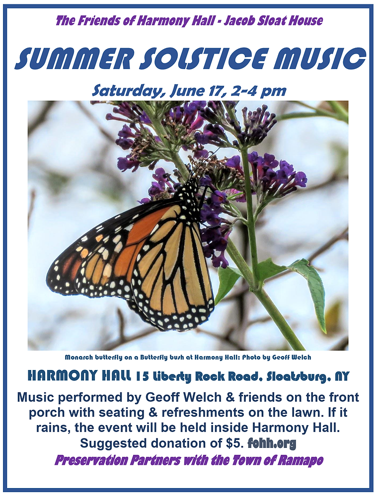 2023 Summer Solstice Celebration at Harmony Hall-Jacob Sloat House!