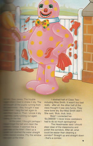 mr blobby poster