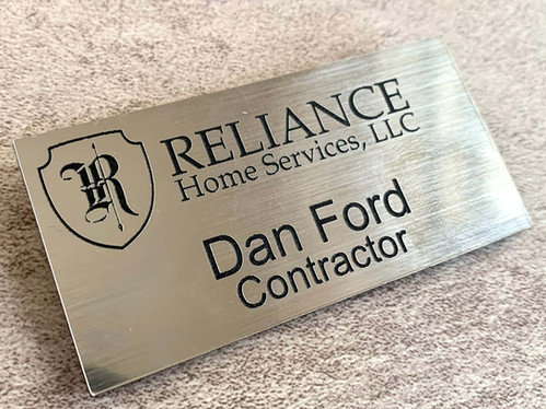 Customized Plastic Name Badges | Axiom Engraving