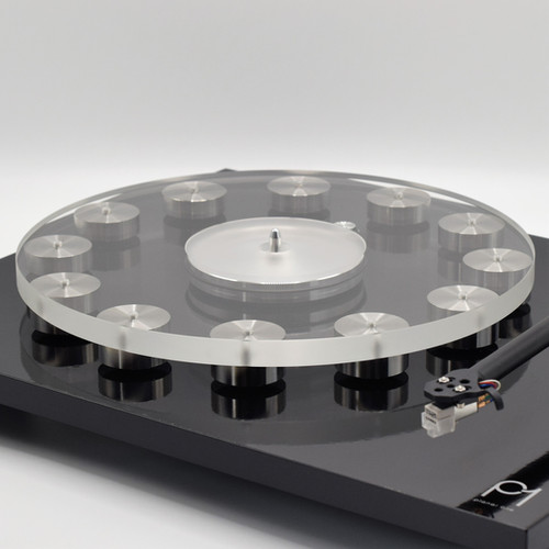 SS12 Clear Acrylic Platter for Rega Turntables | Cherry Audio