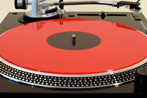 Gloss Red Acrylic Turntable Platter Mat | Cherry Audio