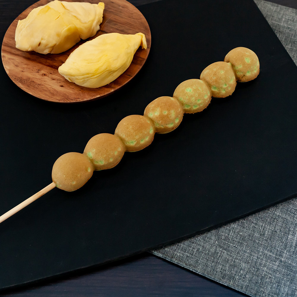 Irresistible Durian | Canada's First Bubble Waffle on a Skewer ...