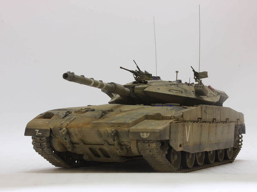 Merkava mk2D | Tank models built by Tamas Seres