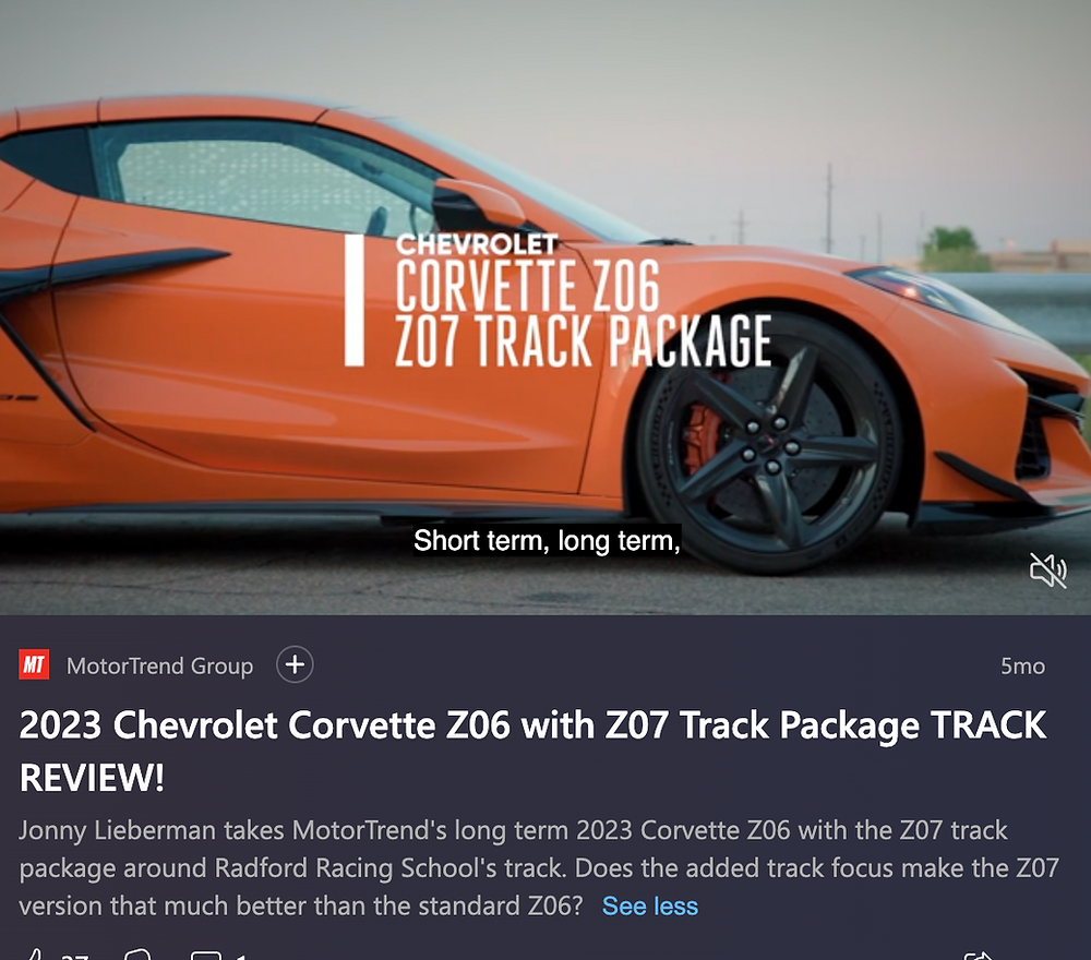 2023 Chevrolet Corvette Z06 with Z07 Package Track Review
