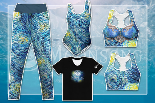 Starry Night Custom shirt and swimsuit | Moonsong