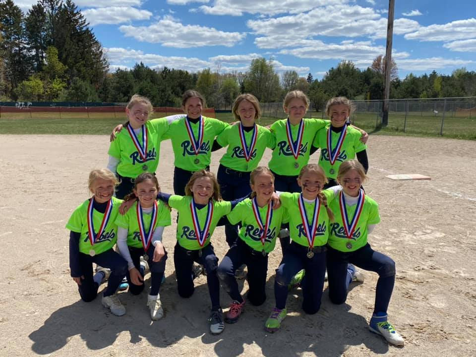 9U Softball are runner ups in the Sabercats Spring Fling Tournament