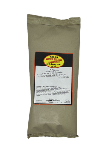 AC Legg #207 Pepperoni Snack Stick Seasoning – 16.75 oz – Seasons 25 ...