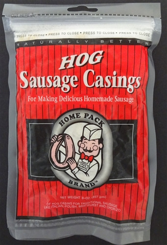 Natural Fresh Hog Casings HomePack for home sausage makers stuffs 20-25 ...