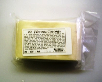 #2 Fibrous Casings - 100 Ft. Roll