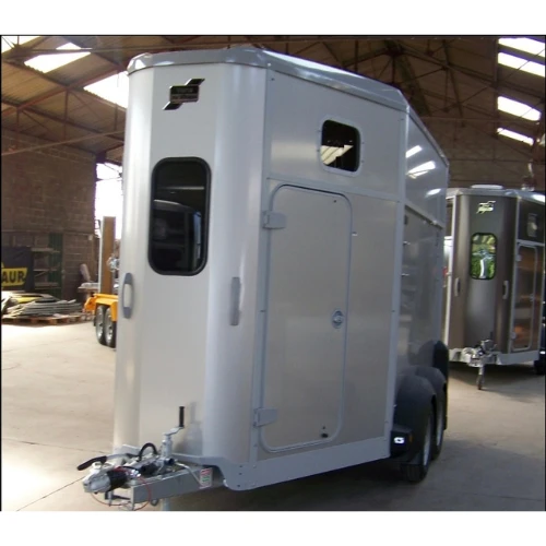 Van 2 places hb506 confort ifor williams argent avec pont-portes ...