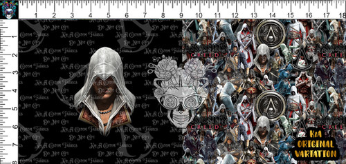 Assassins Face DP | K&A Custom Fabrics