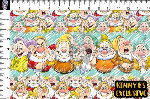 Silly 7 Sketch Tumbler Panel | K&A Custom Fabrics