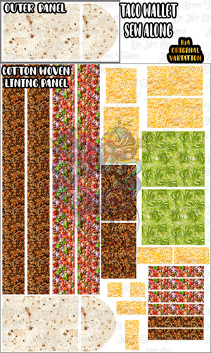 Taco Sew Along (Cameron Wallet) Plus | K&A Custom Fabrics