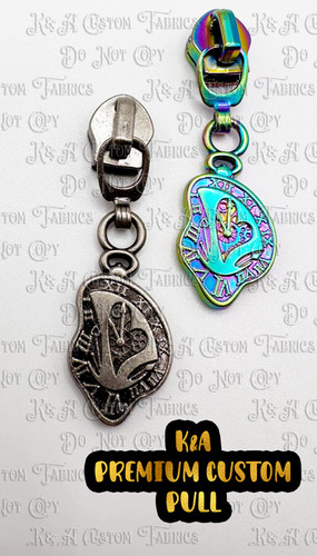 Melting Clock Pull | K&A Custom Fabrics