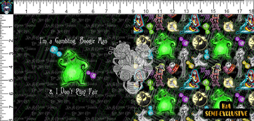 NBC Glow - Boogie Man DP | K&A Custom Fabrics