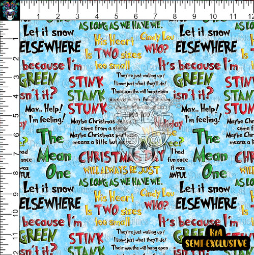 Mean One OG Words | K&A Custom Fabrics