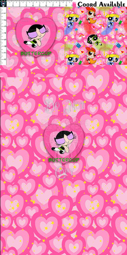PPG Hearts Clothing Panel | K&A Custom Fabrics
