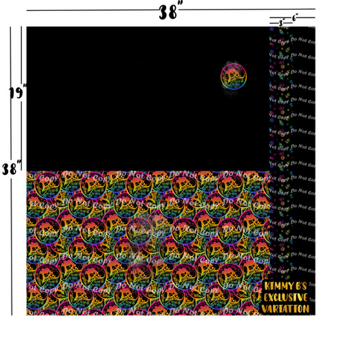 Dark Affirmations - It's Okay Boxer Panel | K&A Custom Fabrics