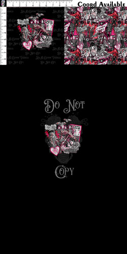 Emo Doodles-MCR Clothing Panel | K&A Custom Fabrics