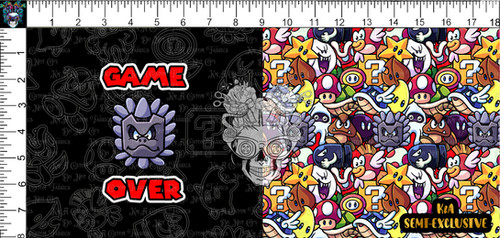 Super Red Guy-Game Over DP | K&A Custom Fabrics