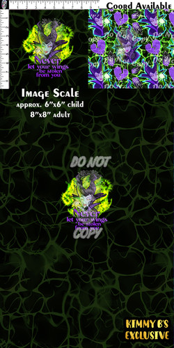 Neon Villains - Horned Villainess Clothing Panel | K&A Custom Fabrics