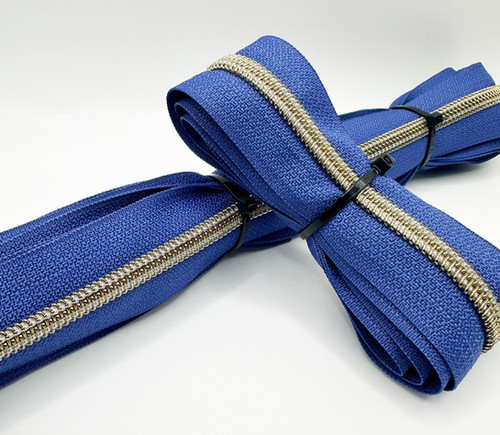 #42 Blue Zipper Tape (RETIRING) | K&A Custom Fabrics