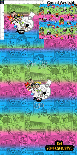 PPG Rainbow Comic Clothing Panel | K&A Custom Fabrics