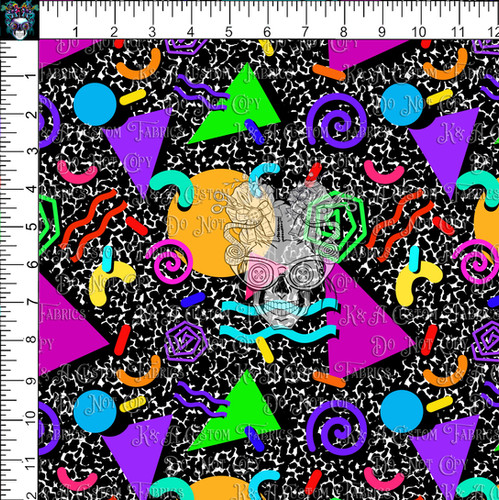 Saved By The School Bell Composition Geo | K&A Custom Fabrics