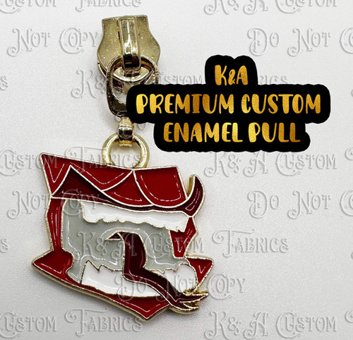 Howler Enamel Pull | K&A Custom Fabrics