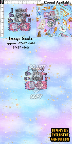 HP Magic School - Nargles Clothing Panel | K&A Custom Fabrics