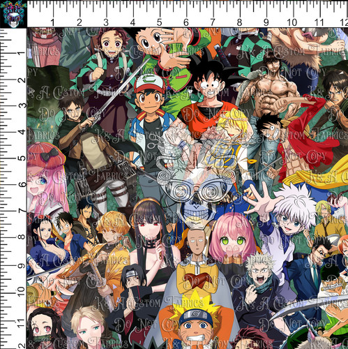 Anime Mashup | K&A Custom Fabrics