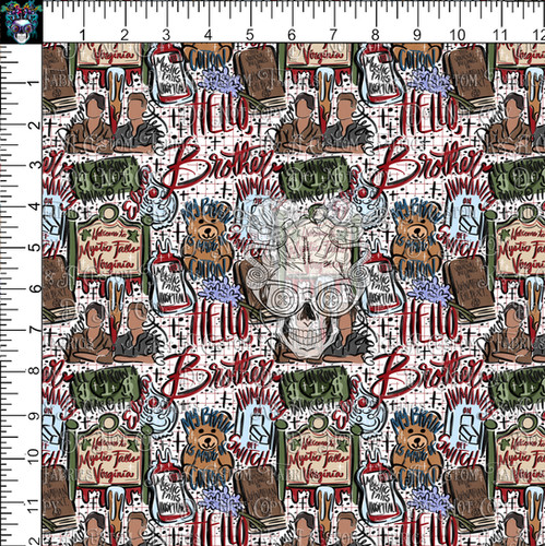 Hello Brother Doodle | K&A Custom Fabrics
