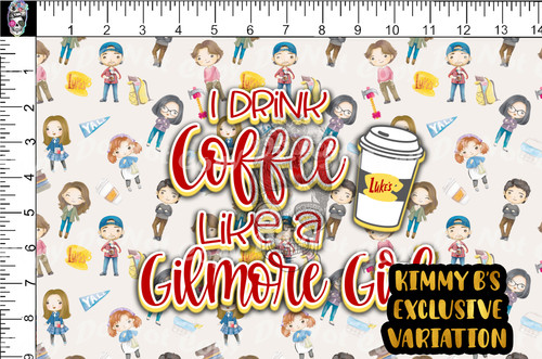 Gilmore Family Toon Tumbler Panel | K&A Custom Fabrics