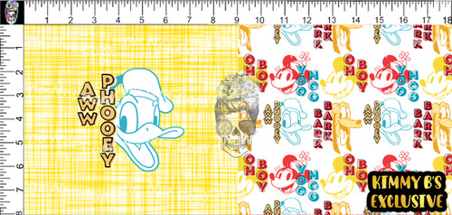 Magical Retro Duck DP | K&A Custom Fabrics