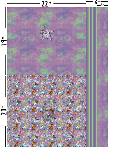 Neon Alice Panty Panel | K&A Custom Fabrics