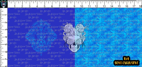 Underwater Princess Damask Ocean DP | K&A Custom Fabrics