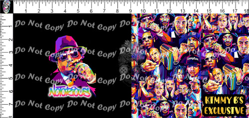 Rainbow Rappers - Notorious DP | K&A Custom Fabrics