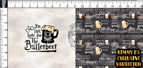 HP Butterbeer DP | K&A Custom Fabrics