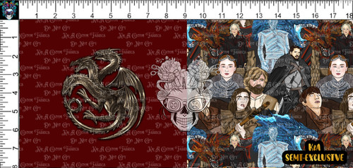 GOT Sketch-Dragon DP | K&A Custom Fabrics